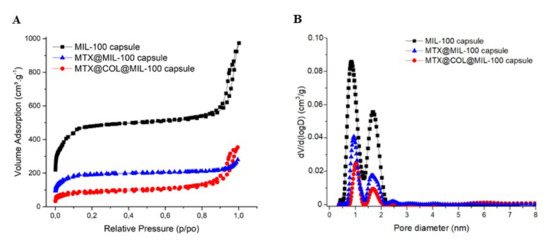 MIL-100(Fe) Sub-Micrometric Capsules as a Dual Drug Delivery System