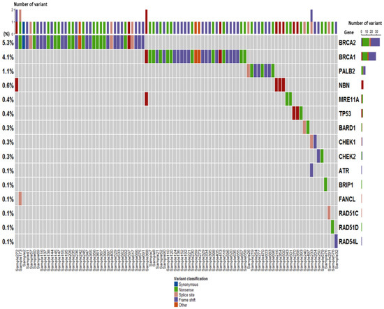 Germline Variants in 32 Cancer-Related Genes among 700 Chinese Breast ...