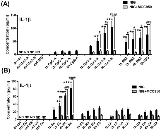 Interactions between the NLRP3-Dependent IL-1β and the Type I ...