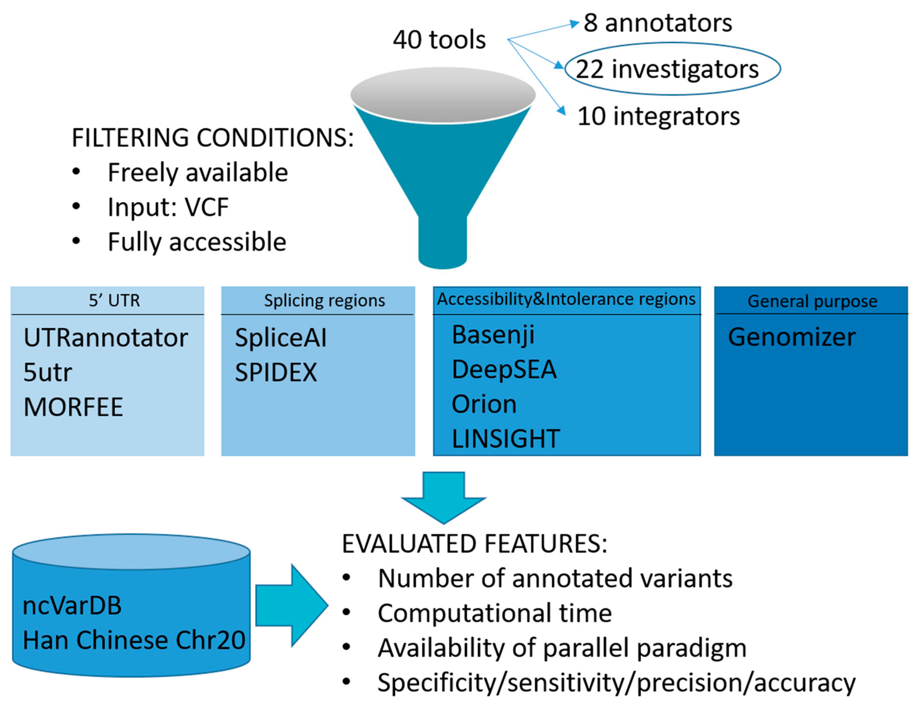 Exploration of Tools for the Interpretation of Human Non-Coding Variants