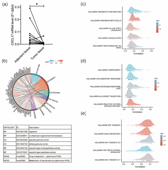 Involvement of CXCL17 and GPR35 in Gastric Cancer Initiation and ...