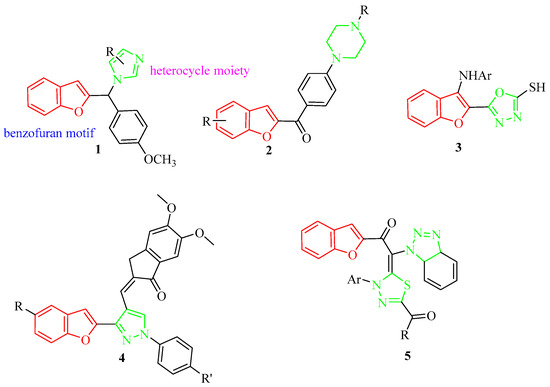 Discovery of New Heterocyclic/Benzofuran Hybrids as Potential Anti ...