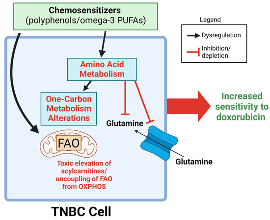 Metabolomics Analysis Reveals Novel Targets of Chemosensitizing Polyphenols and Omega-3 ...