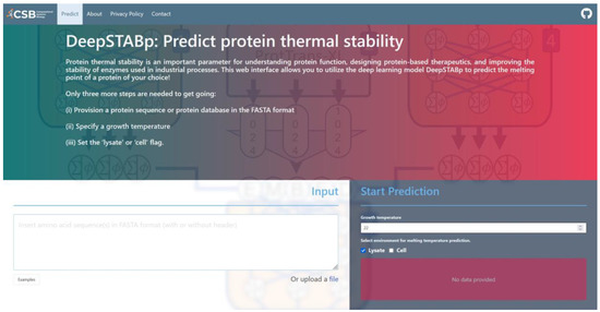 IJMS | Free Full-Text | DeepSTABp: A Deep Learning Approach for the Prediction of Thermal ...