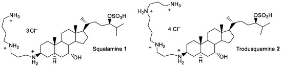 6-Polyaminosteroid Squalamine Analogues Display Antibacterial Activity ...