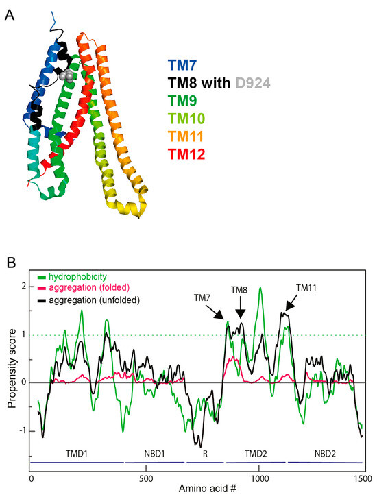 Transmembrane Helices 7 and 8 Confer Aggregation Sensitivity to the ...