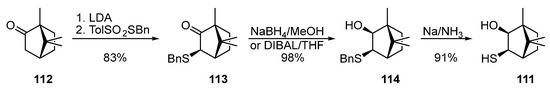Monoterpene Thiols: Synthesis and Modifications for Obtaining ...