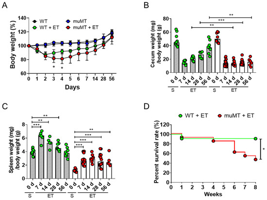 Promotion of Colitis in B Cell-Deficient C57BL/6 Mice Infected with ...
