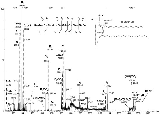 Advances in Mass Spectrometry of Gangliosides Expressed in Brain Cancers