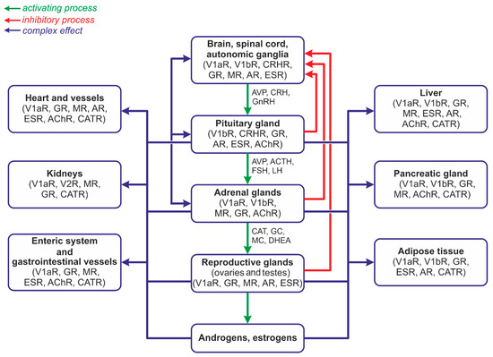 The Interaction of Vasopressin with Hormones of the Hypothalamo ...