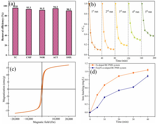 Peroxymonosulfate Activation by Fe@N Co-Doped Biochar for the Degradation of Sulfamethoxazole ...