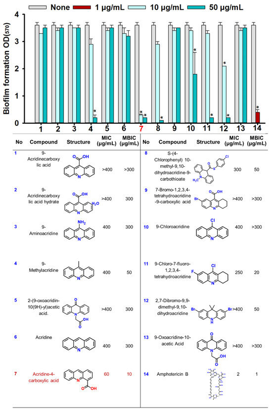 Acridine Derivatives as Antifungal and Antivirulence Agents Against Candida albicans