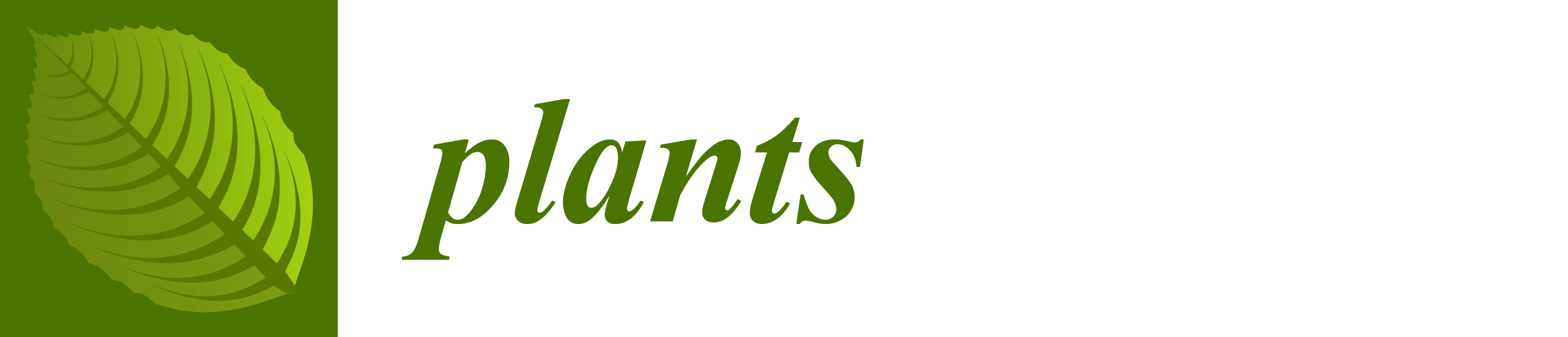 Plants | An Open Access Journal from MDPI
