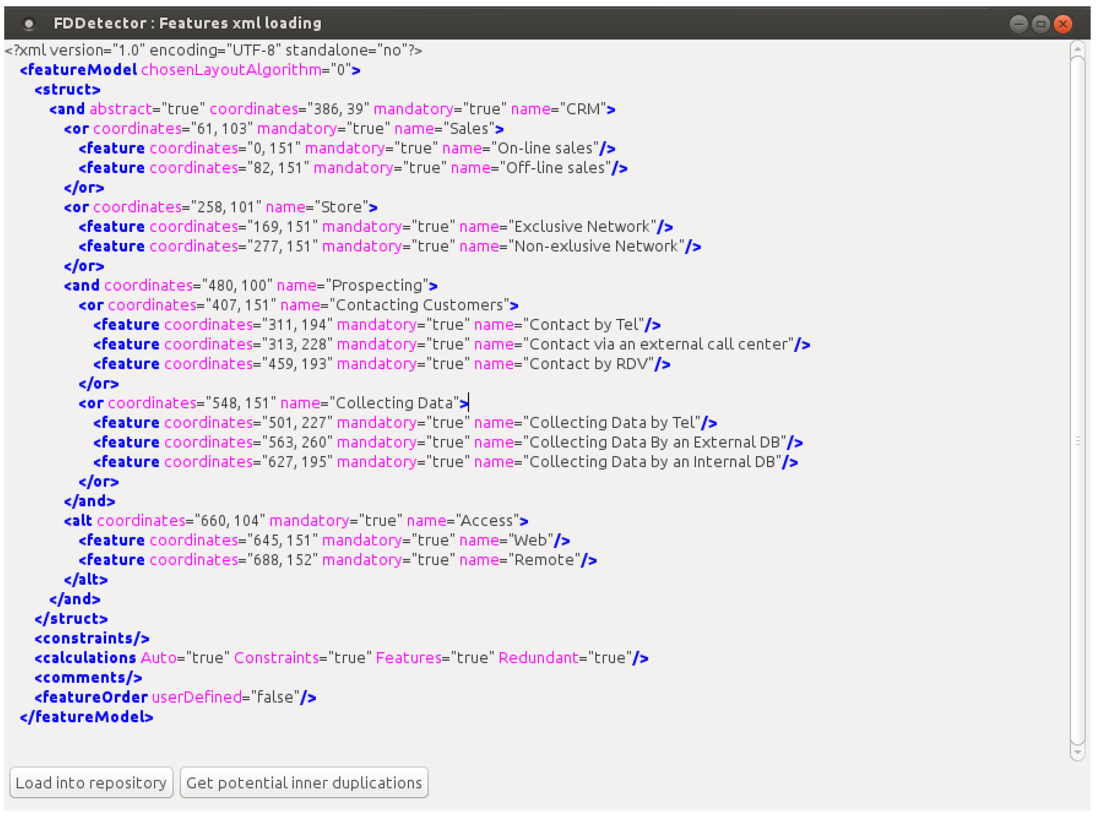 Duplication Detection When Evolving Feature Models of Software Product Lines