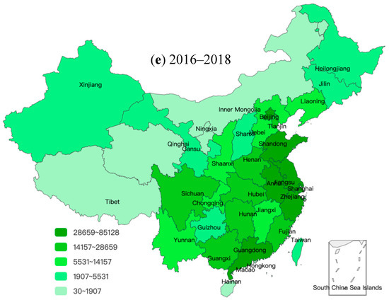 Temporal and Spatial Evolution of Green Invention Patent Applications ...
