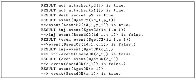 Security Verification of an Authentication Algorithm Based on Verifiable Encryption