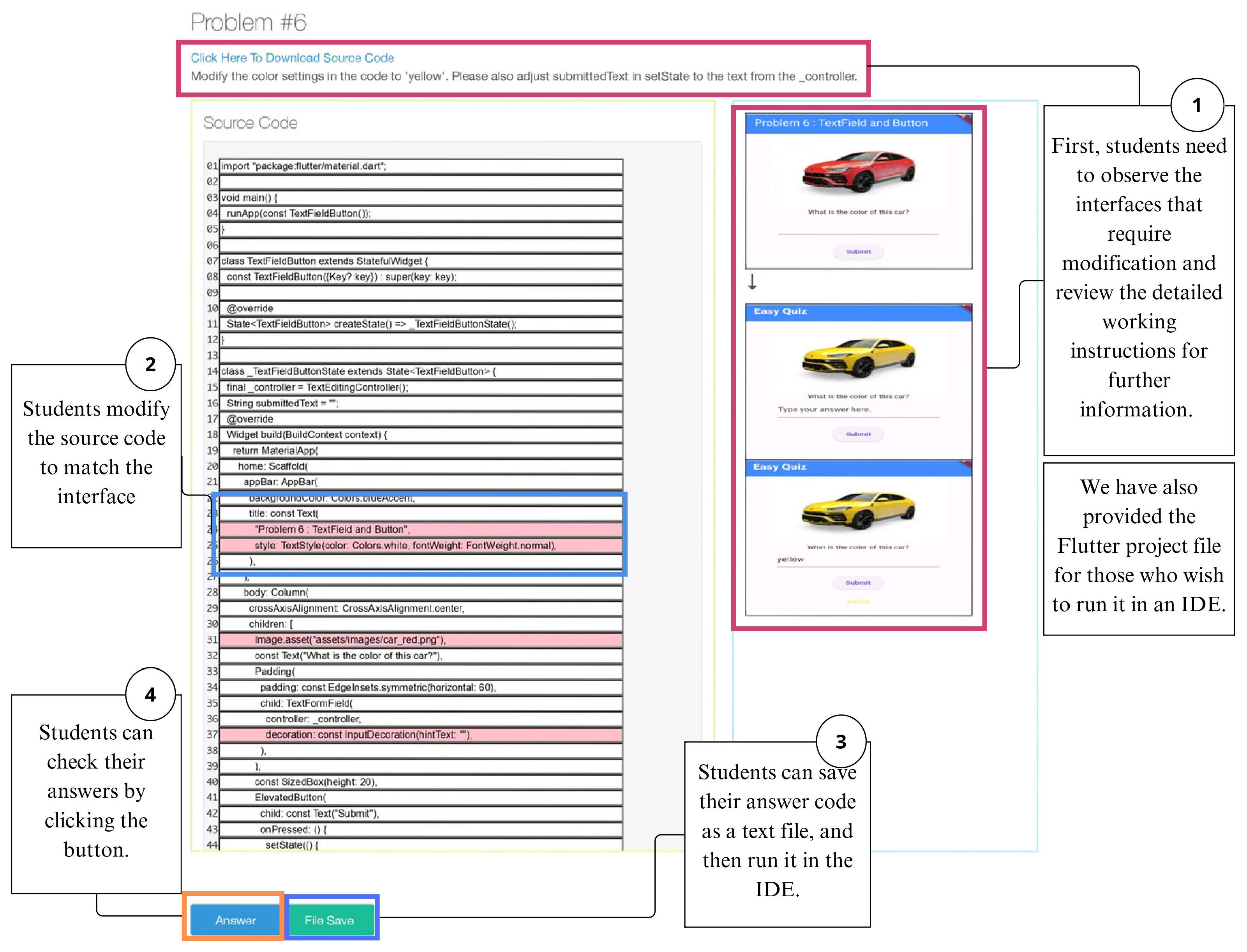 An Independent Learning System for Flutter Cross-Platform Mobile Programming with Code ...