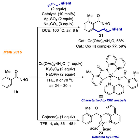 Co(III) Intermediates in Cobalt-Catalyzed, Bidentate Chelation Assisted ...