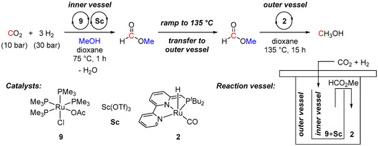 Homogeneous Metal-Catalyzed Hydrogenation of CO2 Derivatives: Towards ...