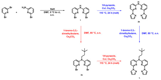 Inorganics | Free Full-Text | A Neutral Pyridine-Pyrazole-Based N^N*N^N ...