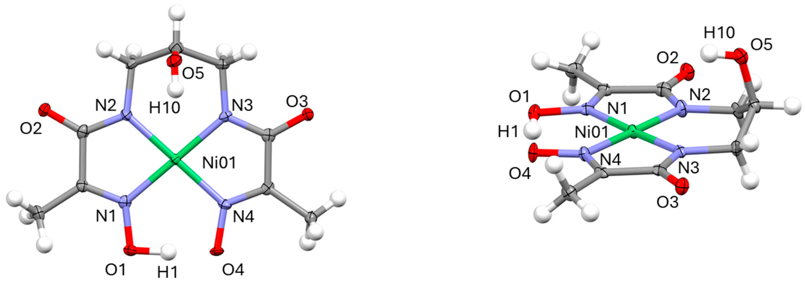 Ni(II) and Cu(II) Ion Coordination by the Novel (2E,2′E)-N,N′-(2-Hydroxypropane-1,3-diyl)bis[(2 ...