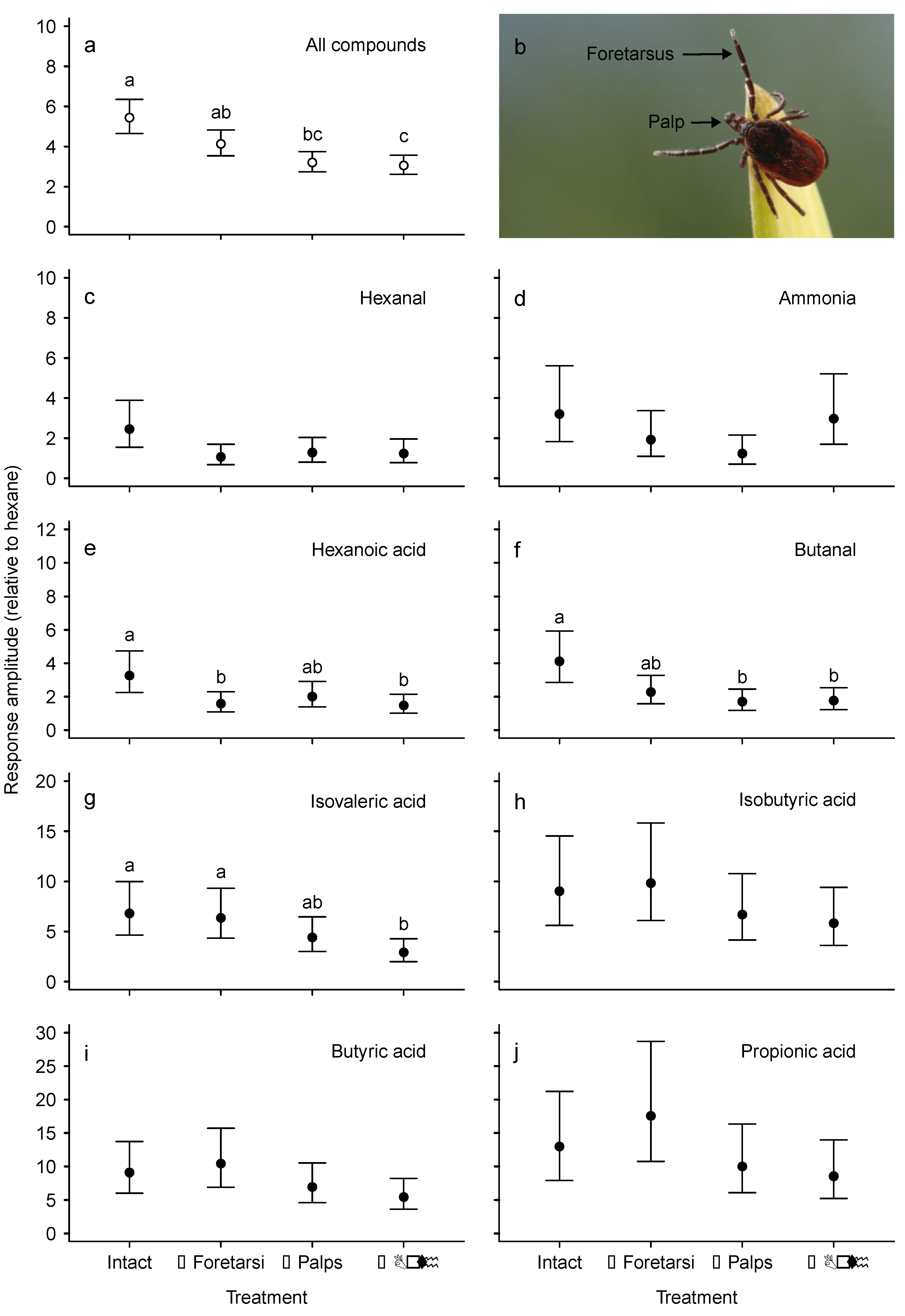 Chemosensory and Behavioural Responses of Ixodes scapularis to Natural ...