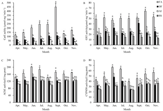 Insecticide Susceptibility and Detoxification Enzyme Activity of Frankliniella occidentalis ...