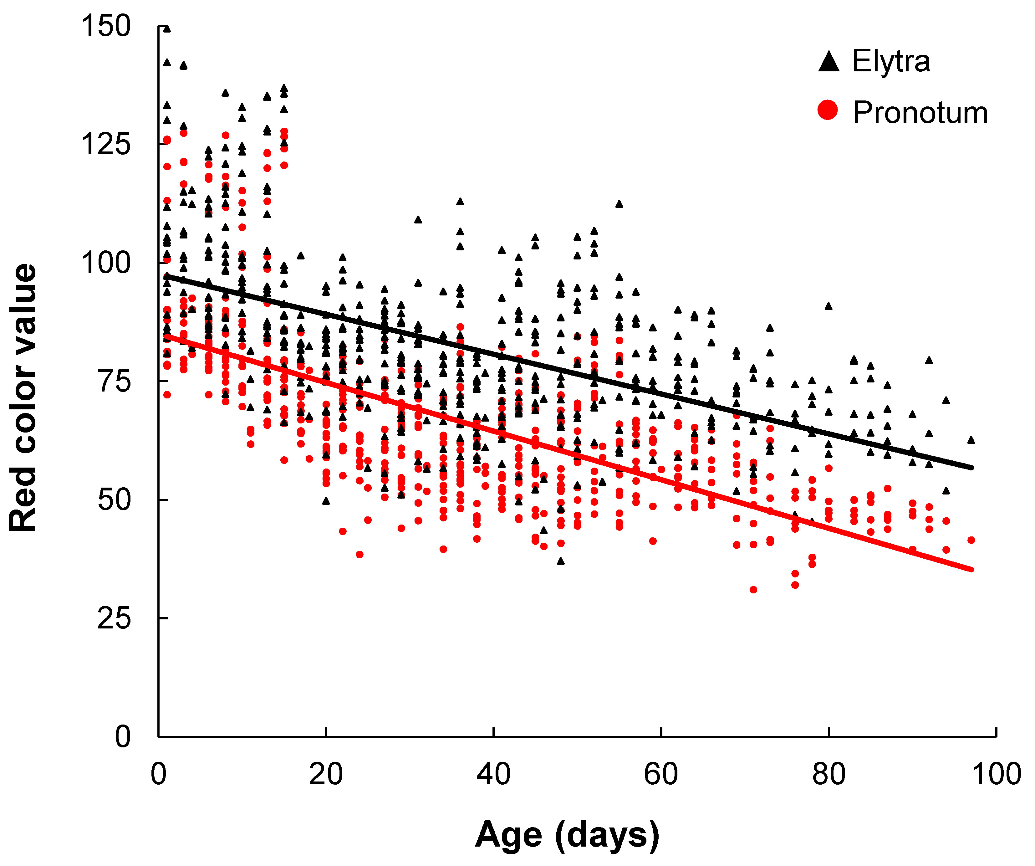 Insects | Free Full-Text | Establishing Age-Based Color Changes for the ...
