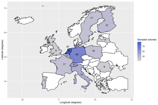 Allele Frequencies of Genetic Variants Associated with Varroa Drone ...