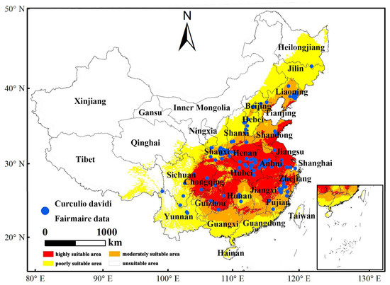 Mapping the Distribution of Curculio davidi Fairmaire 1878 under ...