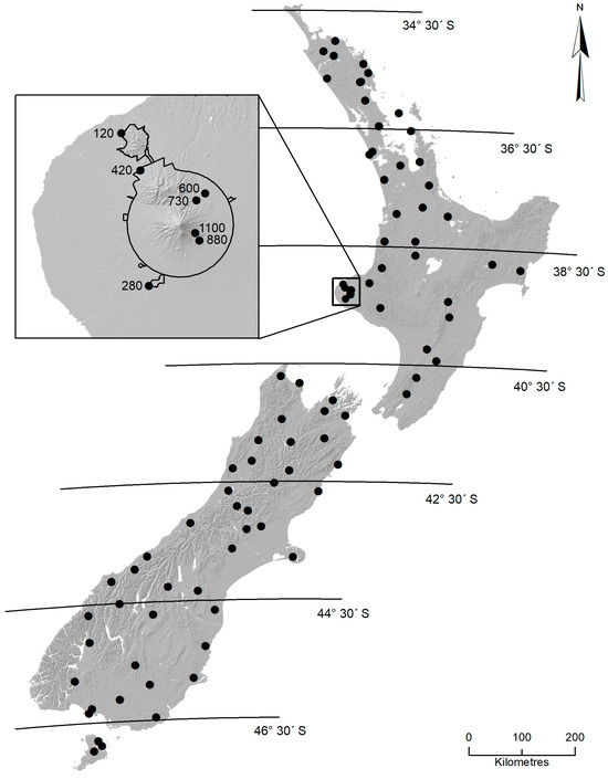 Species Richness and Similarity of New Zealand Mayfly Communities ...