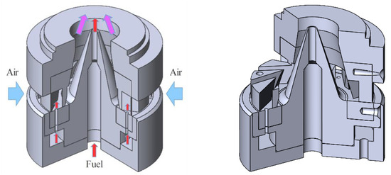 Flow Instability Control in a Model Swirl-Stabilized Combustor with ...