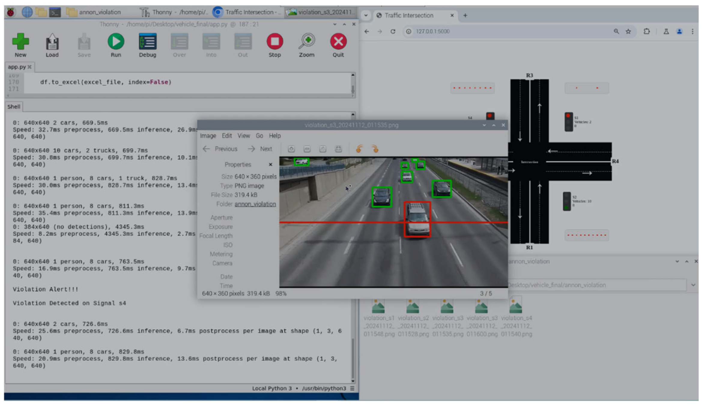 A Self-Adaptive Traffic Signal System Integrating Real-Time Vehicle Detection and License Plate ...