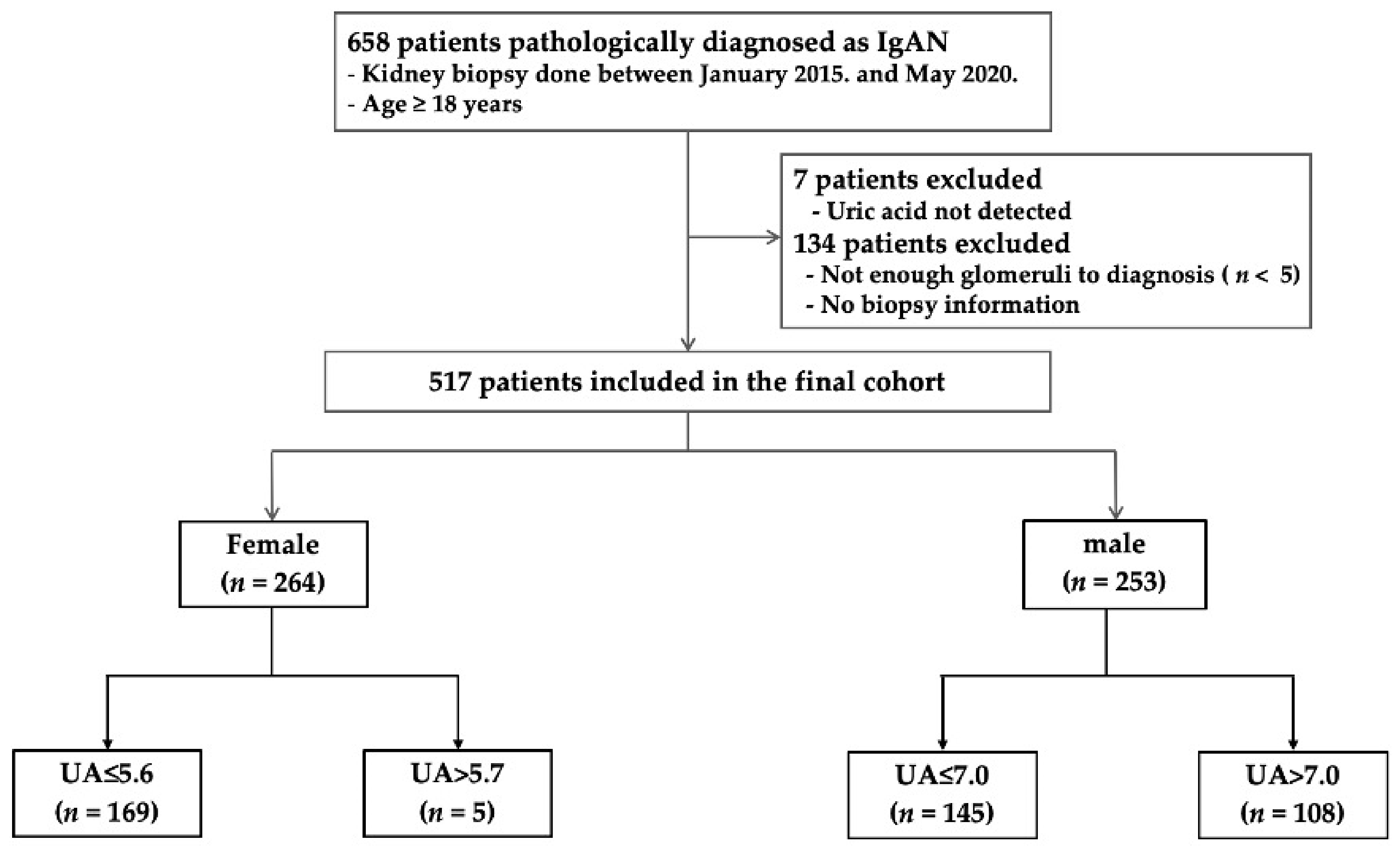 The Serum Uric Acid Level Is Related to the More Severe Renal ...