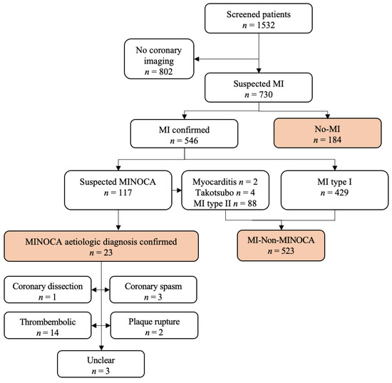 Prevalence and Causes of Myocardial Infarction with Non-Obstructive Coronary Arteries in a ...