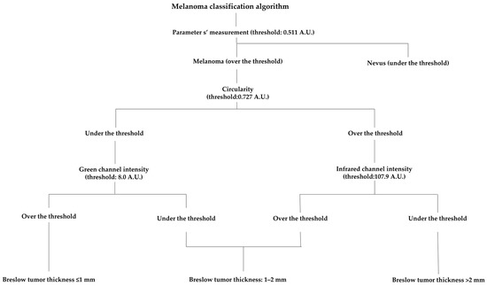 Multispectral Imaging Algorithm Predicts Breslow Thickness of Melanoma