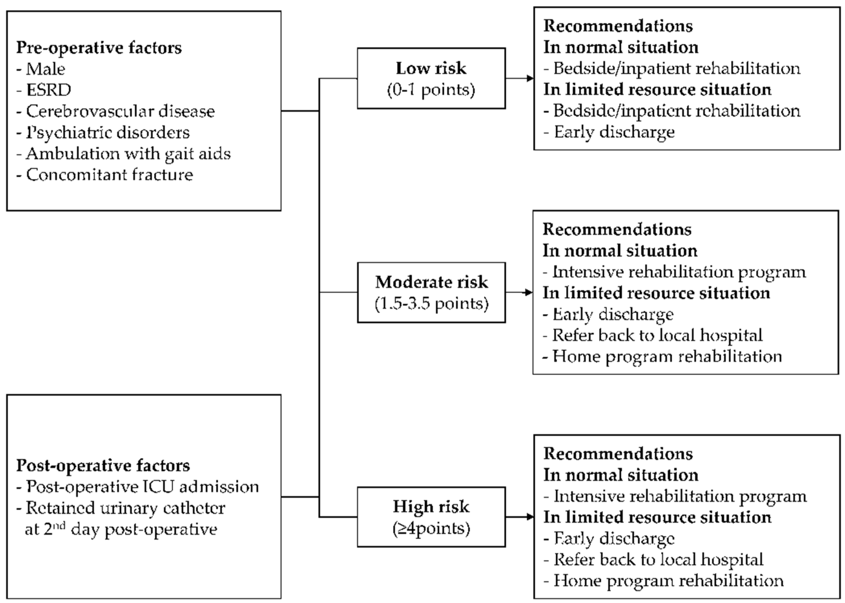 Clinical Score for Predicting the Risk of Poor Ambulation at Discharge ...