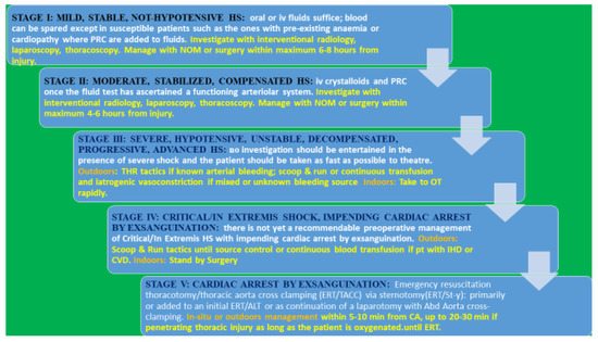 Management of Hemorrhagic Shock: Physiology Approach, Timing and Strategies