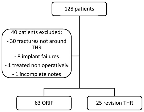 Periprosthetic Fractures around Total Hip Replacement—Is There a Rush ...