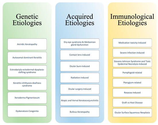 The Multifold Etiologies of Limbal Stem Cell Deficiency: A ...