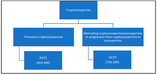A Prior History of Cryptozoospermia Is Associated with a Significantly ...
