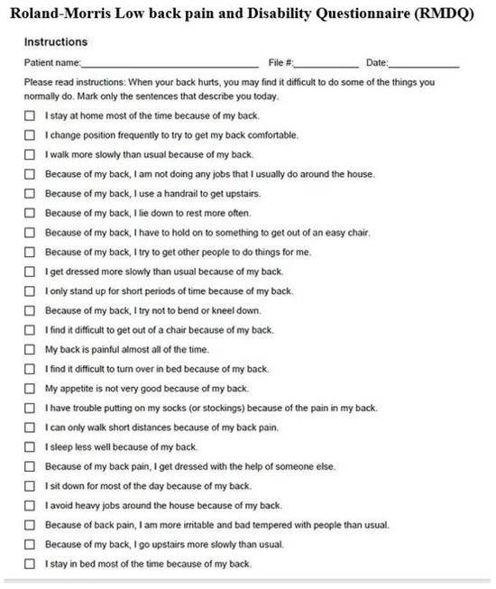 Evaluation and Rehabilitation after Adult Lumbar Spine Surgery