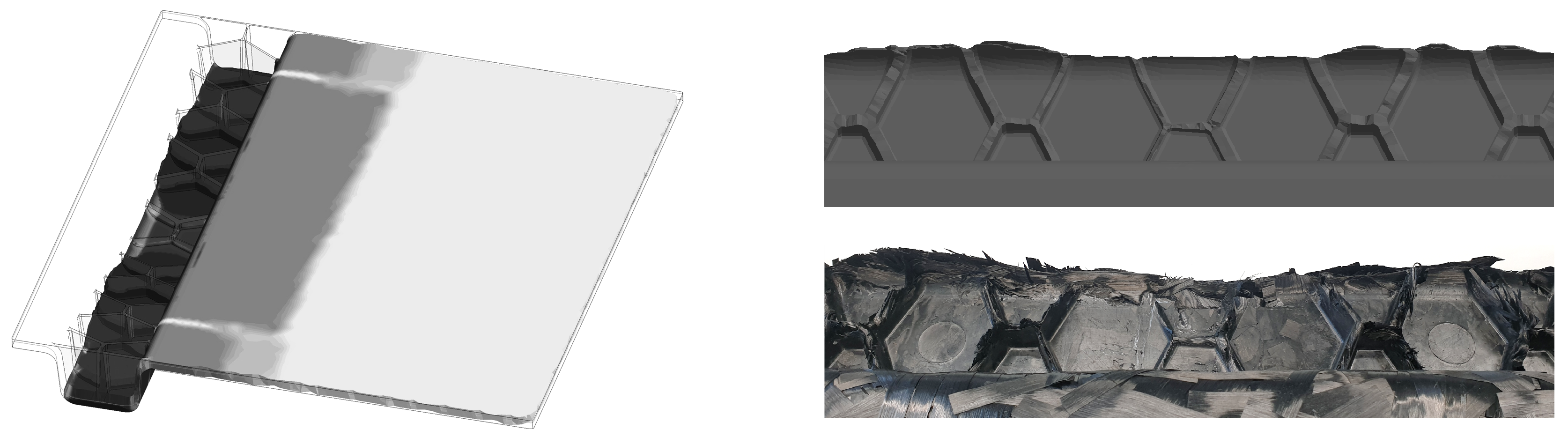 Direct Fiber Simulation of a Compression Molded Ribbed Structure Made ...