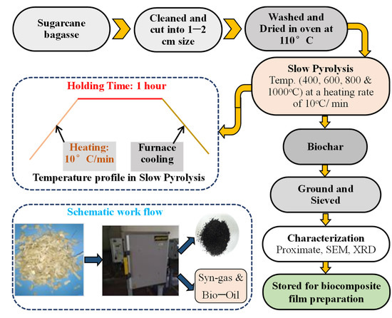 Electrical and Mechanical Properties of Sugarcane Bagasse Pyrolyzed Biochar Reinforced Polyvinyl ...