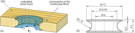 Damage Analysis of Thermoplastic Composites with Embedded Metal Inserts ...