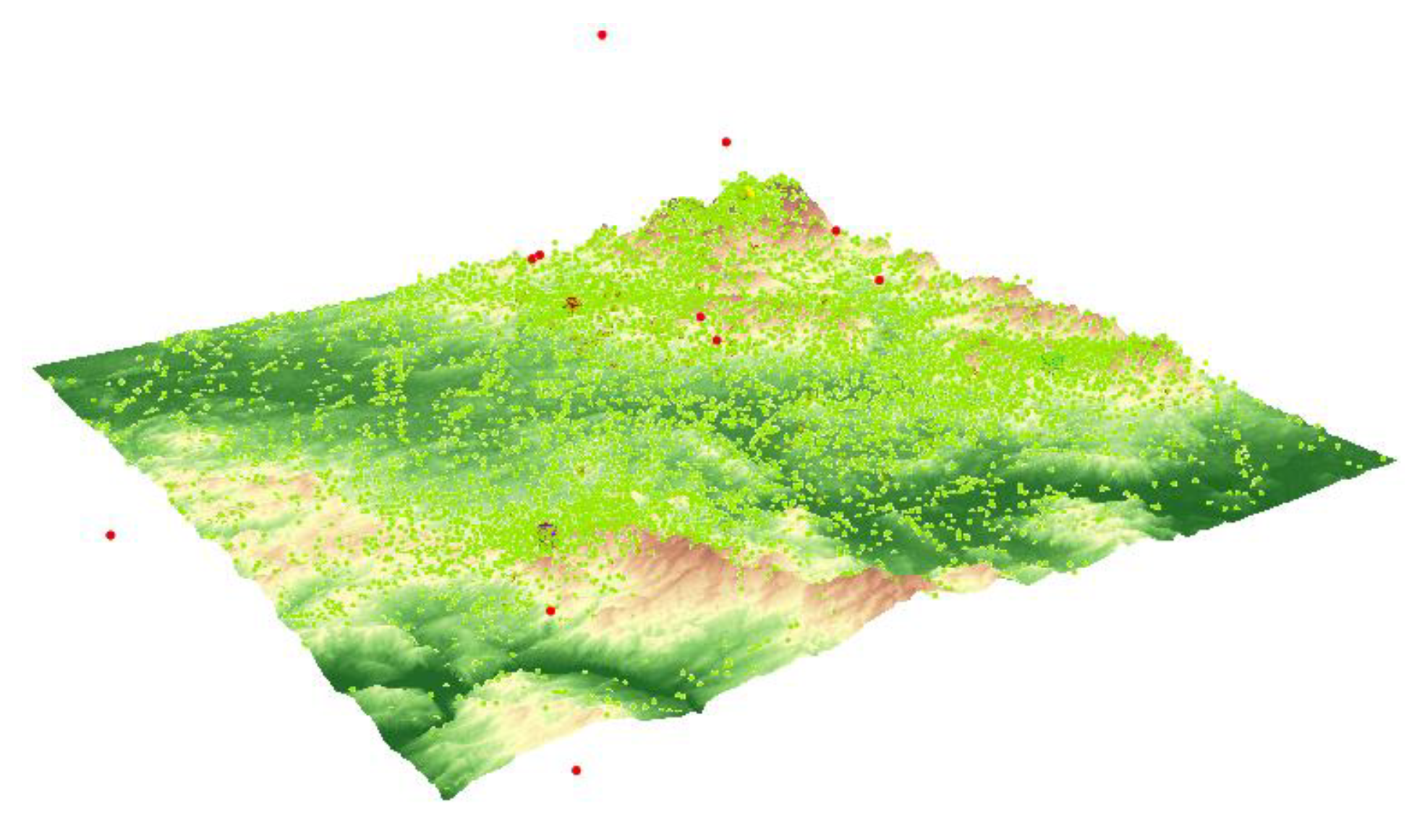 Eye-Tracking Analysis of Interactive 3D Geovisualization