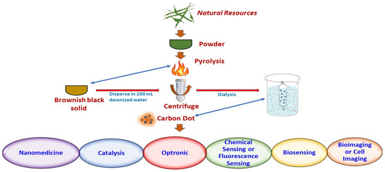 Green Carbon Dots: Synthesis, Characterization, Properties and Biomedical Applications