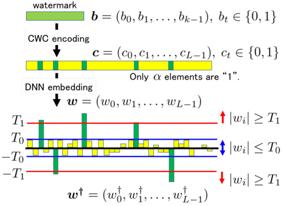 Coded DNN Watermark: Robustness against Pruning Models Using Constant Weight Code