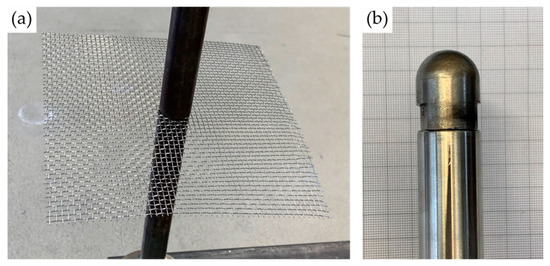 Investigation of Metal Wire Mesh as Support Material for Dieless ...