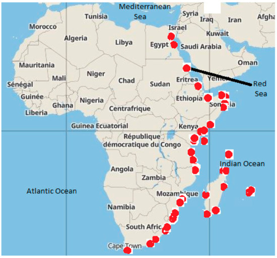 Red Sea Indian Ocean